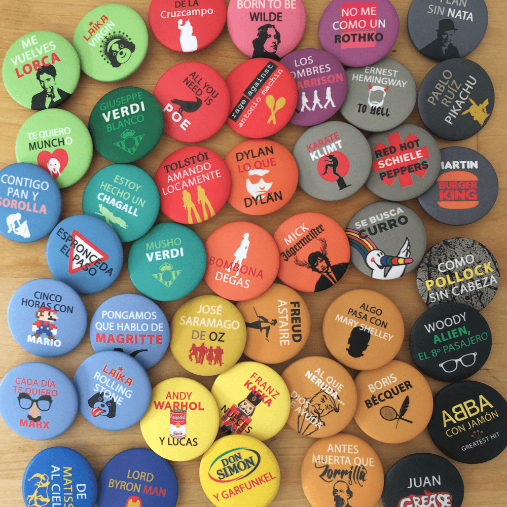 Pack de 5 Chapas (Chapa y Cultura) - Tuki&Co